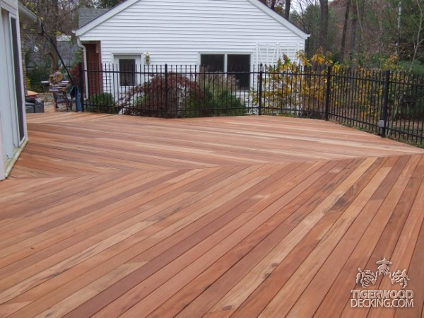 Tigerwood Decking Pictures - Tiger wood Deck Photos - Tigerwood Decking Gallery